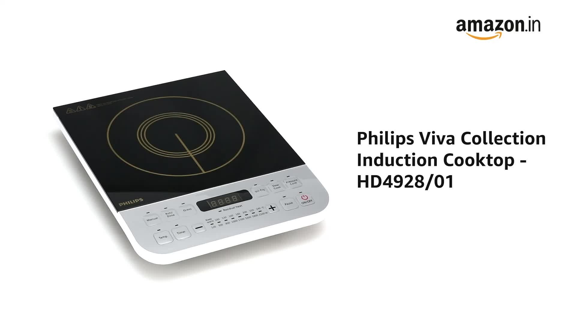 Pigeon by Stovekraft Cruise 1800 watt Induction Cooktop With Crystal ...